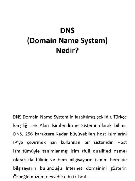 Dns Domain Name System Pdf