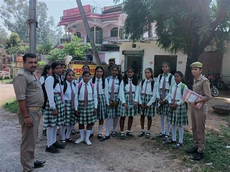 Distributing Pamphlets Being Aware By Going To School And Roads