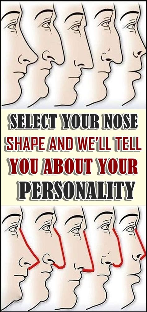 Select Your Nose Shape And Well Tell You About Your Personality