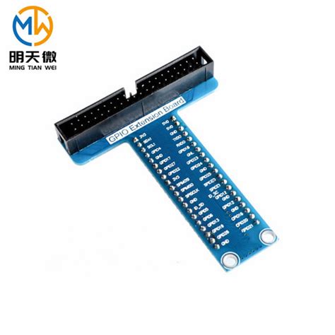 Raspberry Pie 4b 3b T Type Gpio Extension Board 40p Gpio Line Breadboard Diy Experiment Package