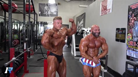Roided Bodybuilders Flexing