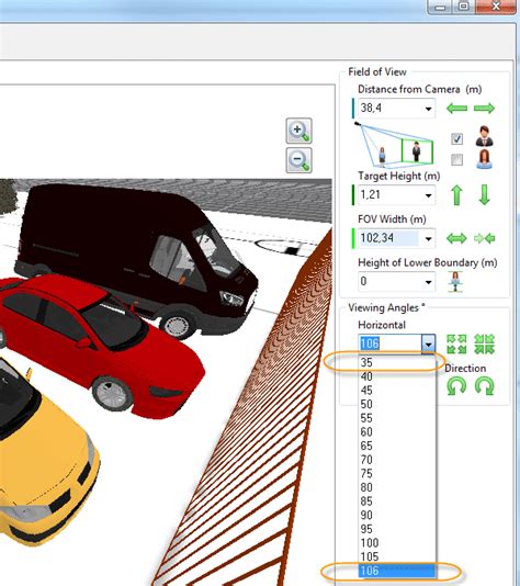 CCTV Field Of View Calculation