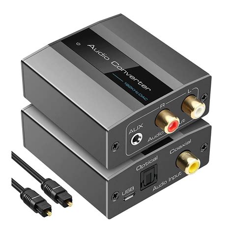 Optical To Converter Audio Converter Digital To Analog Audio Coaxial To