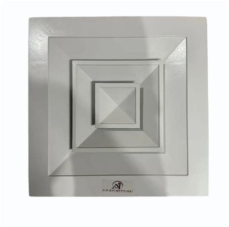 Color Coated Aluminium Square Ceiling Diffusers For Commercial At Rs