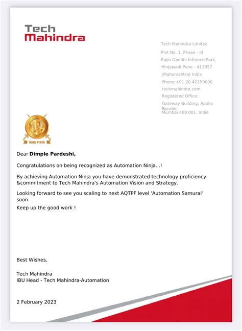 Dimple Pardeshi On Linkedin Automationninjaaward Automationengineer