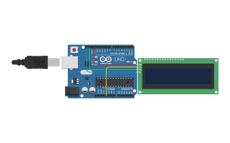 Circuit Design Lcd With Arduino Tinkercad
