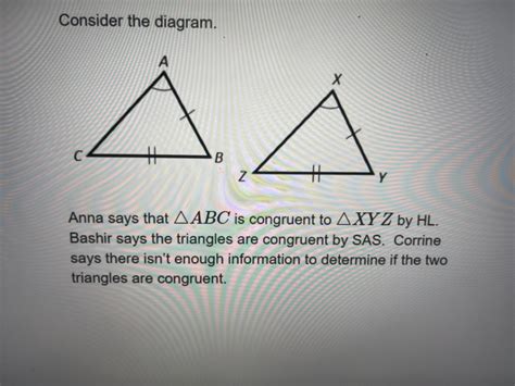 Answered Consider The Diagram C B Anna Says Bartleby