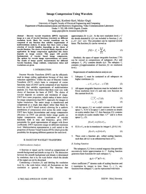 Image Compression Using Wavelets Pdf