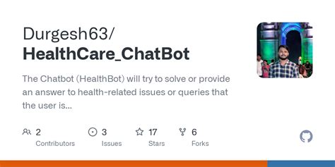 Healthcare Chatbot Requirements Txt At Master Durgesh Healthcare