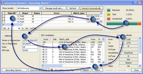 Rematching A Geocoded Feature Class Using The Interactive Rematch Dialog Box—arcmap Documentation