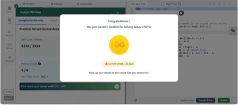 B Vidhyalakshmi On Linkedin Day25 Gfg160 Geekstreak2024