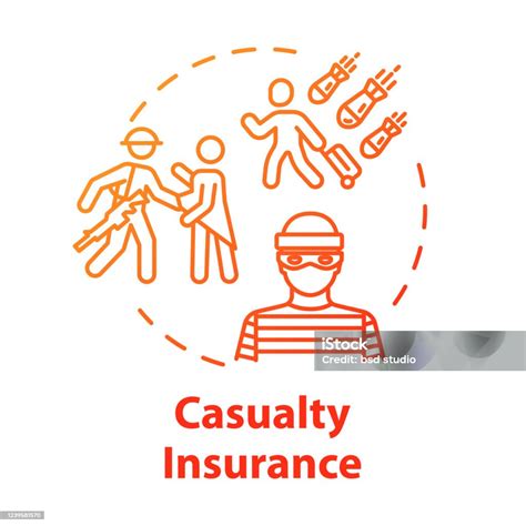 상해 보험 개념 아이콘입니다 응급 도움말 폭행에서 구출 의료 보험 테러와 전쟁 재해 지원 아이디어 얇은 라인 일러스트 벡터 절연 윤곽선 Rgb 색상 그리기 개념에 대한 스톡