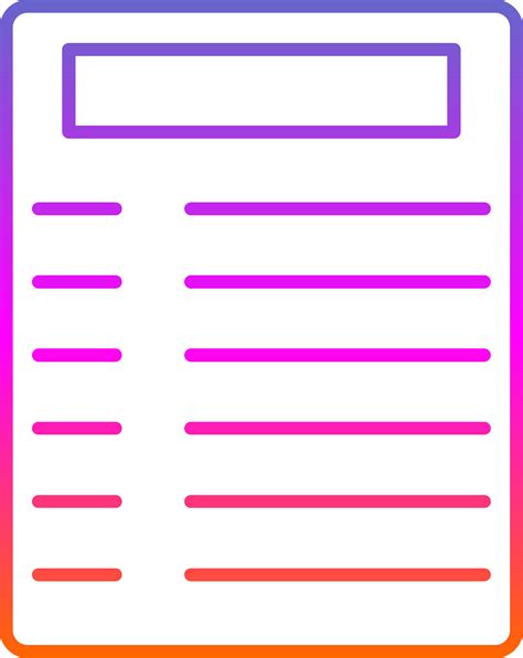 Parchment Line Gradient Icon 39163774 Vector Art At Vecteezy