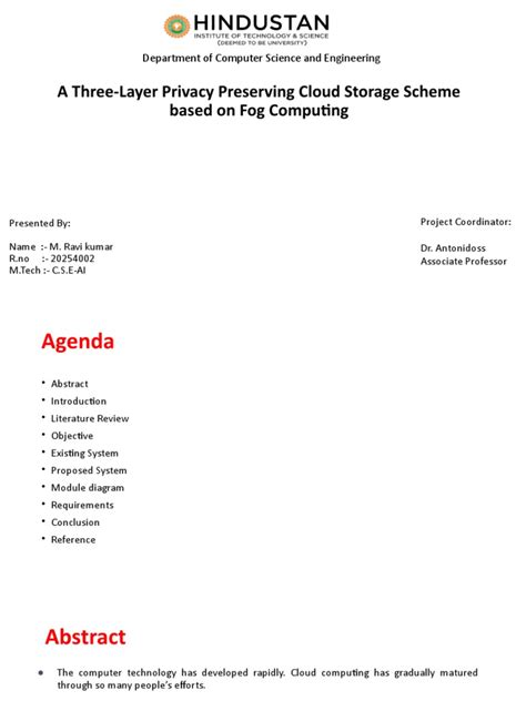 A Three Layer Privacy Preserving Cloud Storage Scheme Based On Fog Computing Download Free Pdf