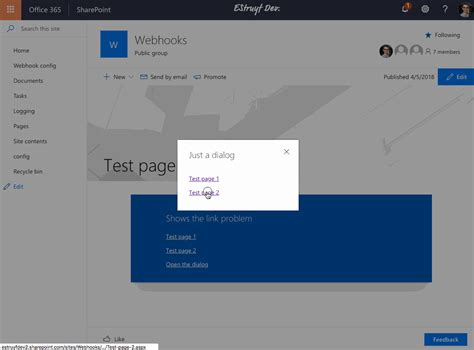 The Target Attribute Of Elements Seem To Get Ignored · Issue 1582 · Sharepointsp Dev Docs · Github
