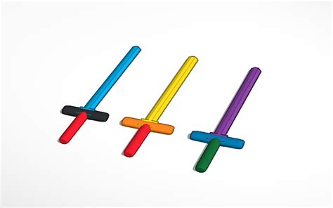 3d Design Swords Tinkercad