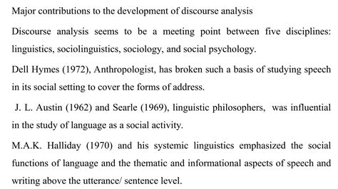Understanding English Discourse Analysis Ppt