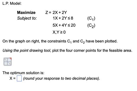 solved l p model on the graph on right the constraints c1