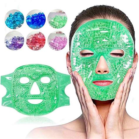 2 Máscaras De Gel Tratamento Facial Quente E Frio Hot And Cold Shopee