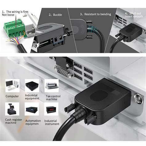 Getuscart Juxinice 5packs Db9 Breakout Female D Sub 9 Pin Rs232 Rs485 Serial Adapter To