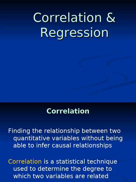 Lecture 7 Correlation Regression Pdf Data Analysis Multivariate