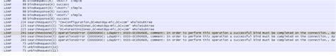 active directory getting 000004dc ldaperr dsid 0c0906e8 error