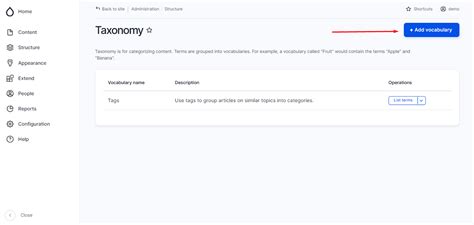 How To Create And Use Taxonomy In Drupal Bay20 Software