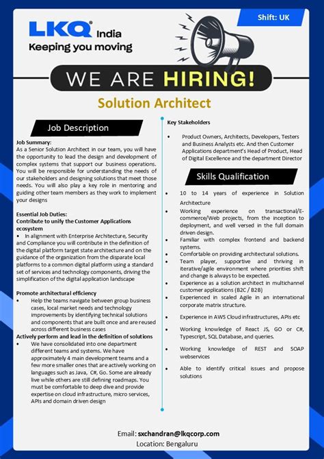 pramod kb on linkedin hiring solutionarchitects ecommerce frontend