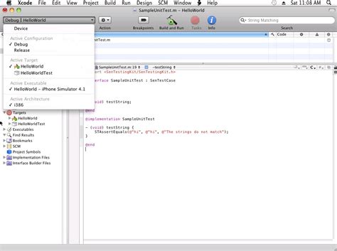 setup your first xcode project with unit testing in mind