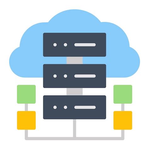 Premium Vector Web Hosting Vector Illustration Style