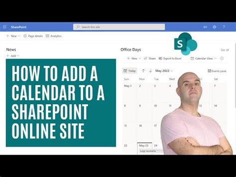 How To Add A Calendar To A Sharepoint Online Site Artofit