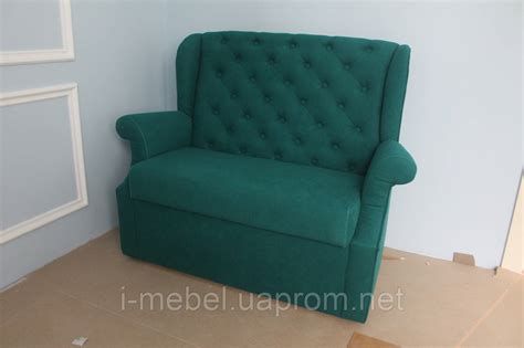 Маленький кухонный диван с вместительным ящиком (Зелёный) на заказ ...