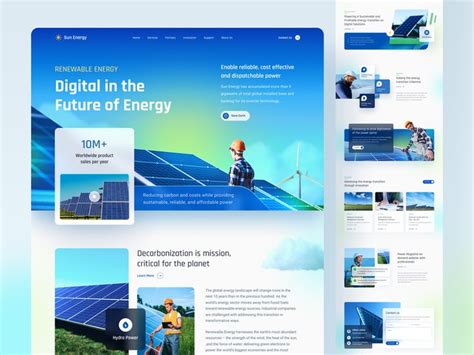 Upskill Web Design Exploration Web Design Energy Landing Page