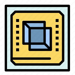 Computer Electronics Hardware Processor Science Icon Download On Iconfinder