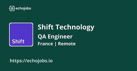 Shift Technology Is Hiring Qa Engineer Remote Api Rremoteworks