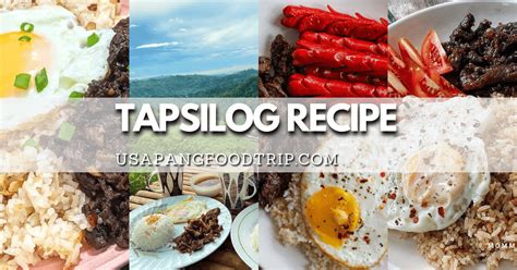 Tosilog Recipe A Filipino Breakfast Usapang Foodtrip