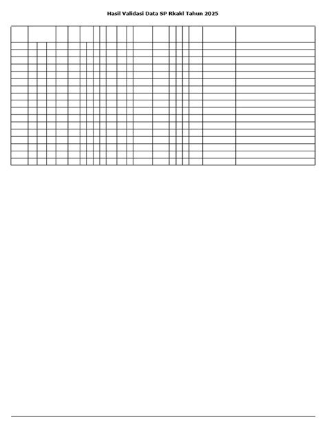 Form Cetak Validasi Data Belanja Pdf