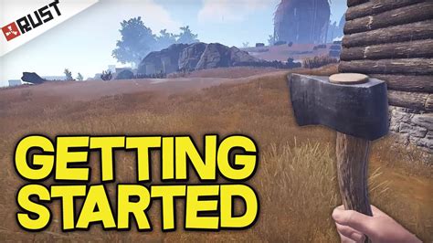 getting started rust solo survival 1 youtube