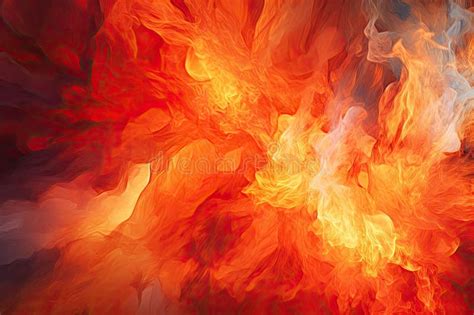 Fiery Inferno Dramatic Panorama Depicting A Raging Inferno With Billowing Flames Intense Heat