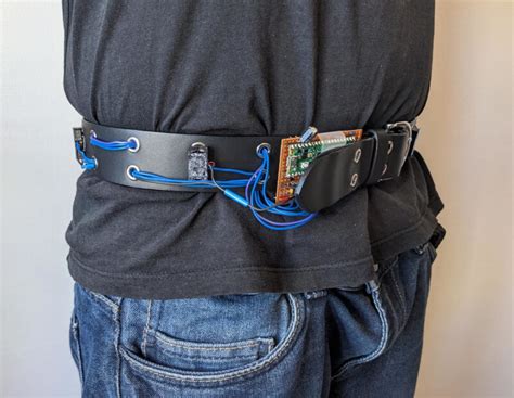 This Pico Powered Belt Pulls You North Raspberry Pi