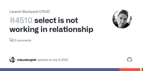 select is not working in relationship · issue 4510 · laravel backpack