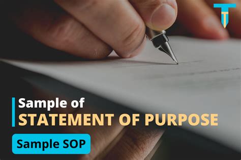 Sample Of Statement Of Purpose Sample SOP SOP Writing Services TaleTel