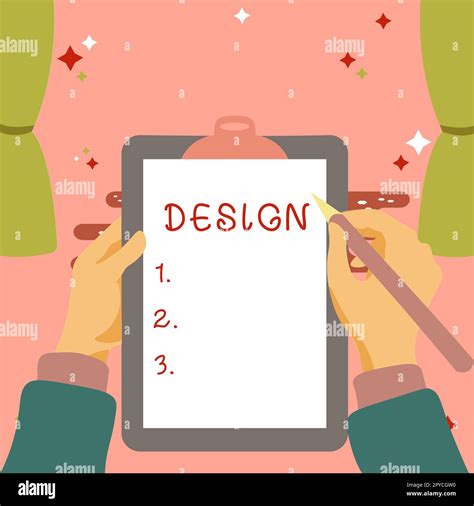 Conceptual Caption Design Concept Meaning Plan Drawing Produced To Show Look Function Or