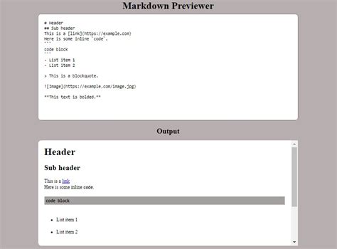 a web application that allows you to write and preview markdown content