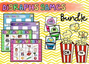 Digraphs Games Bundle By Miss Leask S Love Of Learning TPT