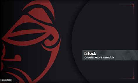 정치가 스타일의 패턴에 얼굴이있는 엽서의 디자인 신들의 가면이 달린 검은 색 배너와 텍스트와 로고를 위한 장소 마야에 대한 스톡 벡터 아트 및 기타 이미지 Istock