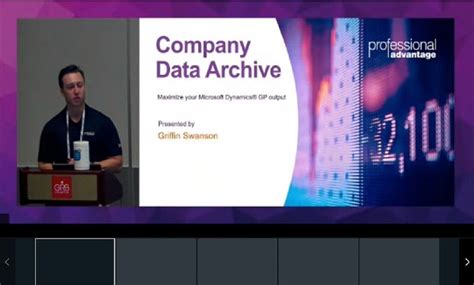 Shrink Your Microsoft Dynamics Gp Database With Company Data Archive Dynamics Communities