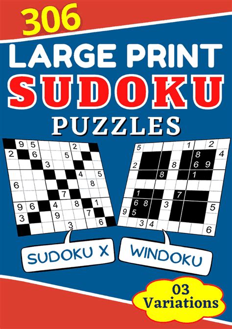 306 Large Print Sudoku Puzzles 3 Variations Pdf