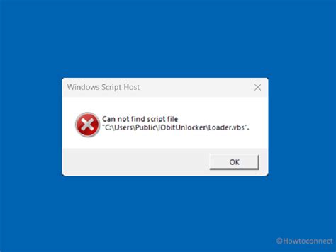 Fix Windows Script Host Loader Vbs Error Solved NBKomputer