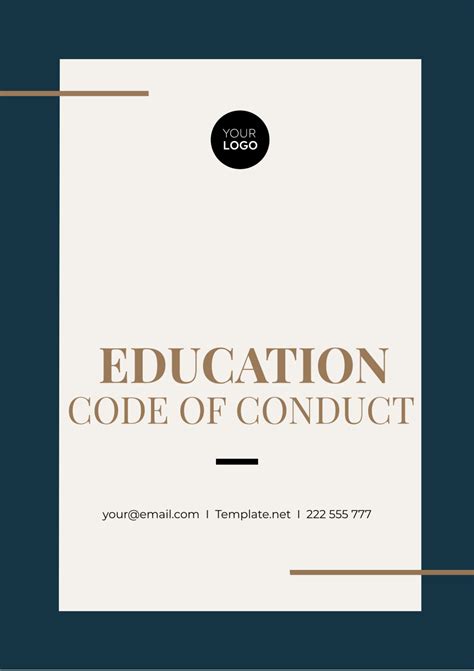 Free Code Of Conduct Templates To Edit Online